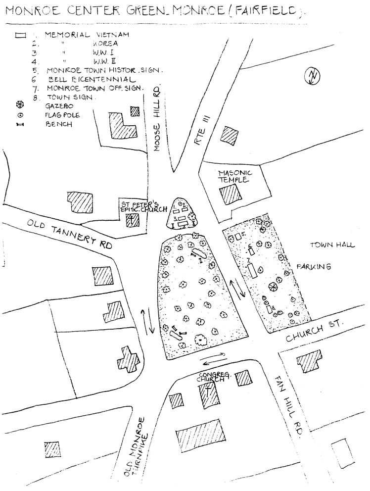 DataCenter: Maps - Monroe Center Green (Town Hall Green) | Town Greens